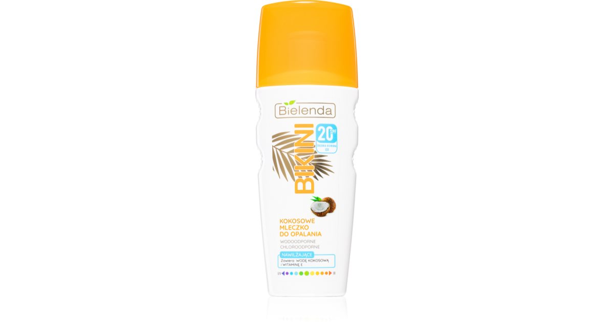 Bielenda Bikini Coconut sunscreen lotion SPF 20 | notino.co.uk