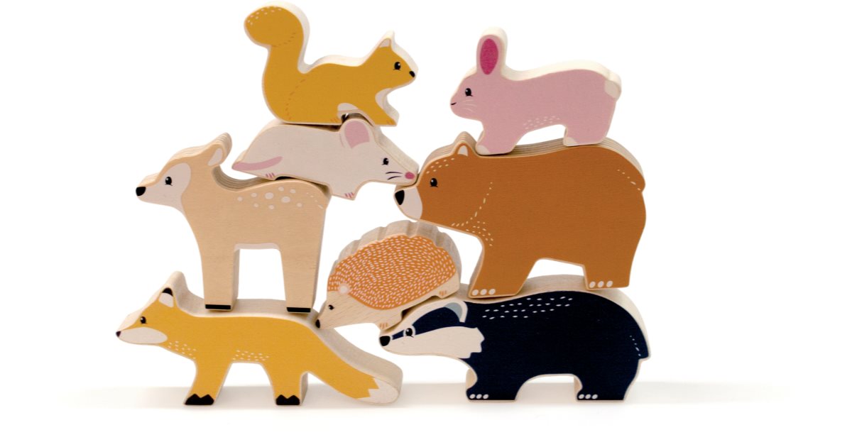 Bigjigs Toys Woodland Animal Set toy set wooden | notino.co.uk