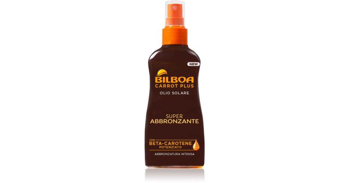 Bilboa Carrot Plus óleo solar para rosto e corpo sem fator protetor ...