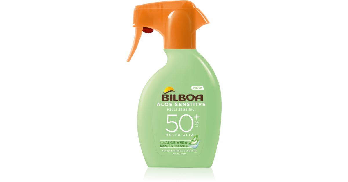 Bilboa Aloe Sensitive Solspray SPF 50+ | notino.se