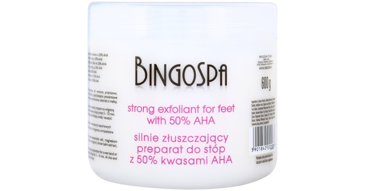 BingoSpa A.H.A. Alpha Hydroxy Acids Strong Exfoliant for Feet | notino ...