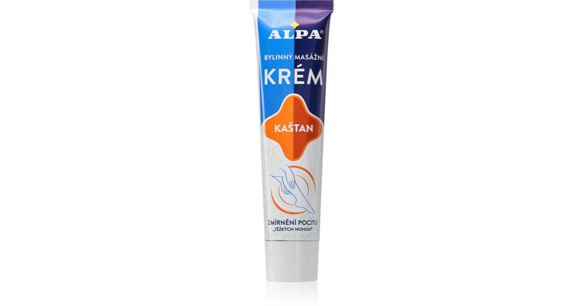Alpa Massaging cream kaštan Massage Cream for tired muscles | notino.ie
