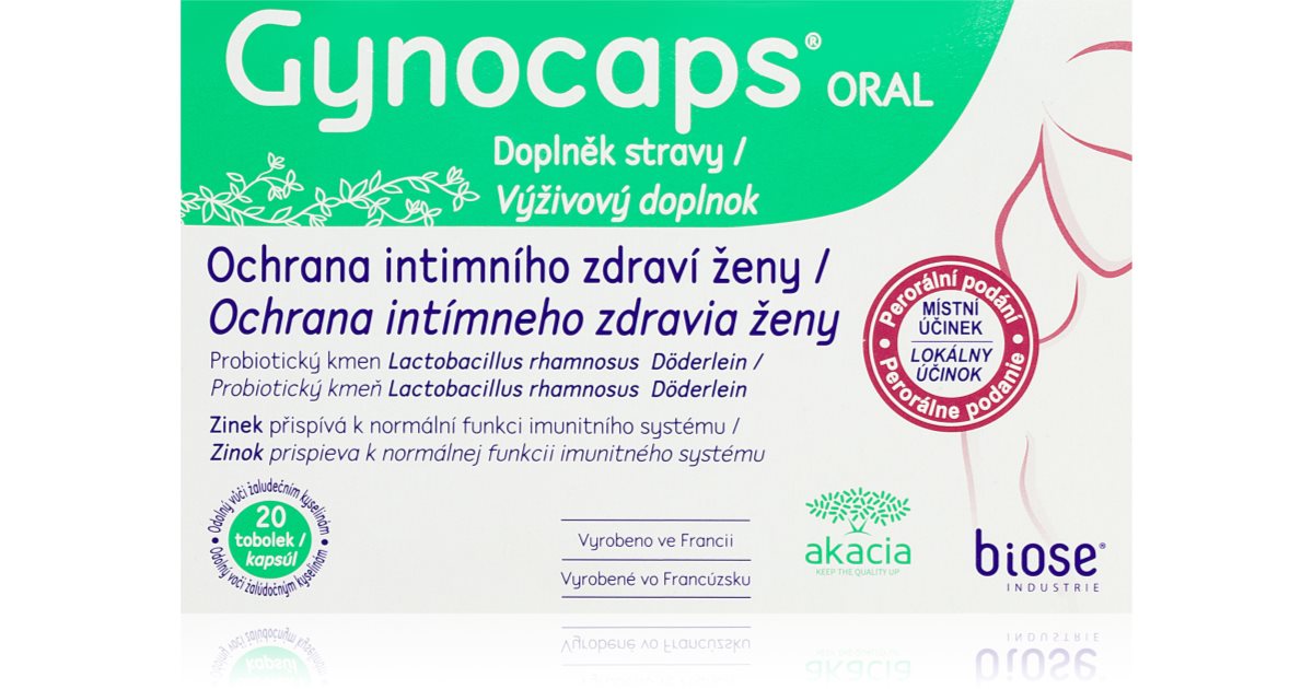 GynOcaps ORAL tobolky pro podporu vaginálního prostředí | notino.cz