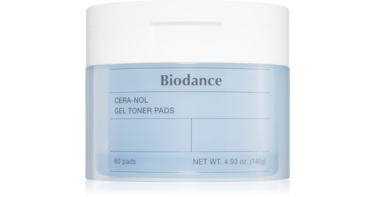 Biodance Hydro Cera-nol Gel Toner Pads toner pads for intensive ...