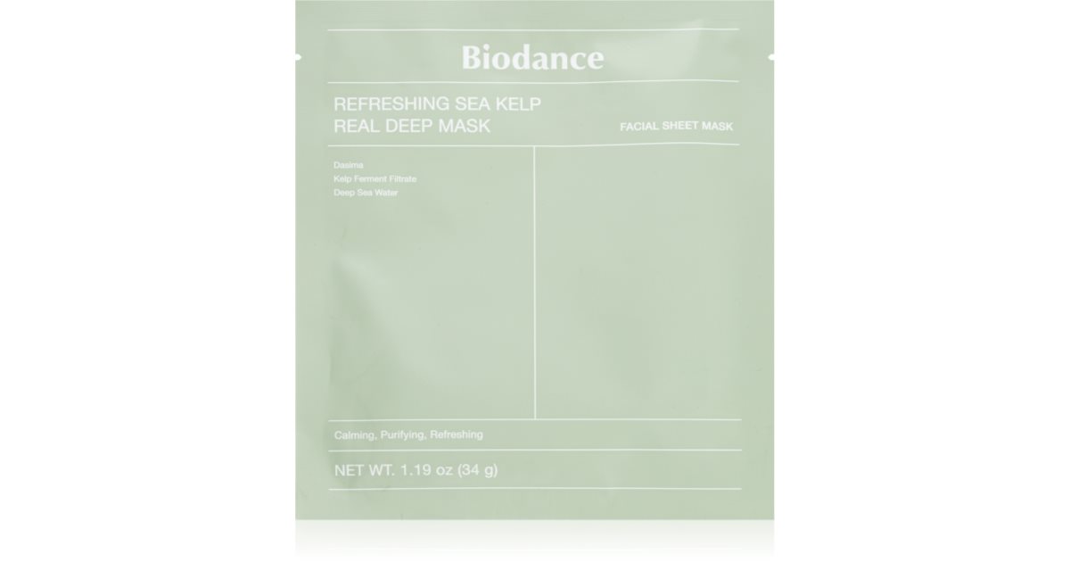 Biodance Refreshing Sea Kelp Real Deep Mask intenzivní hydrogelová ...