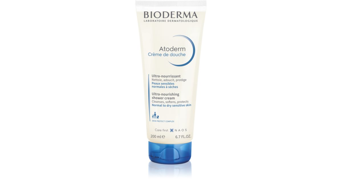 Bioderma Atoderm creme de banho ultra nutritivo para pele normal, seca ...