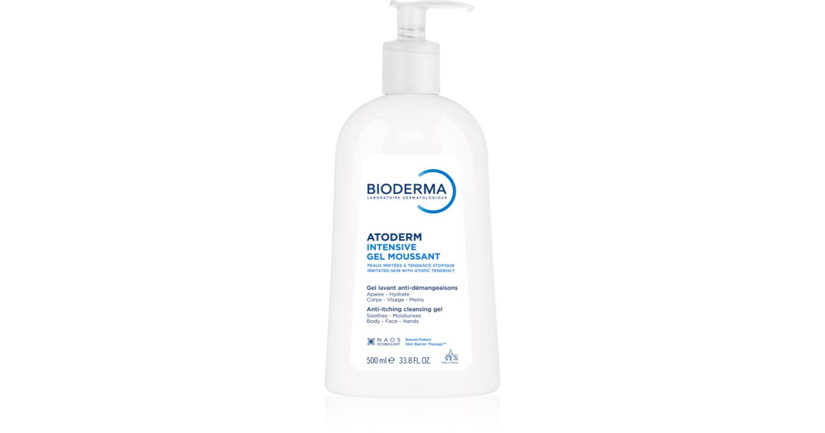 Bioderma Atoderm Intensive Gel Moussant nourishing foaming gel for very ...