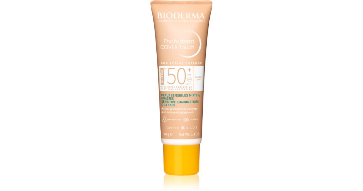 Bioderma Photoderm Cover Touch Magas fedésű alapozó SPF 50+ | notino.hu