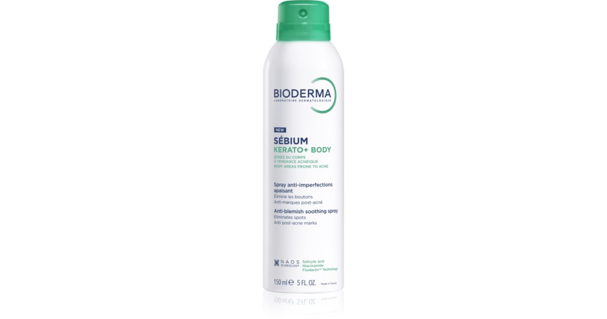 Bioderma Sébium Kerato+ Body spray corporal combate el acné, el ...