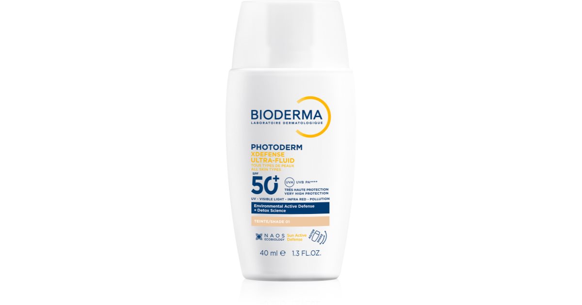 Bioderma Photoderm XDefense Tinted base líquida protetora para o rosto ...