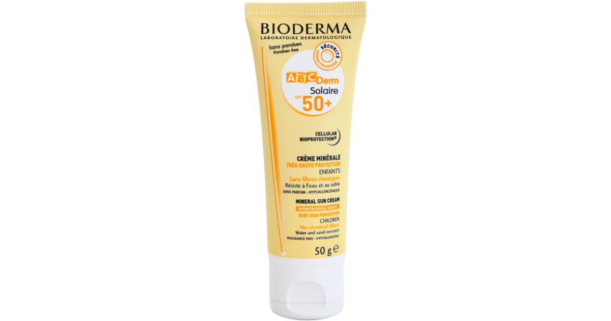 Bioderma ABC Derm Solaire creme solar mineral SPF 50+ | notino.pt
