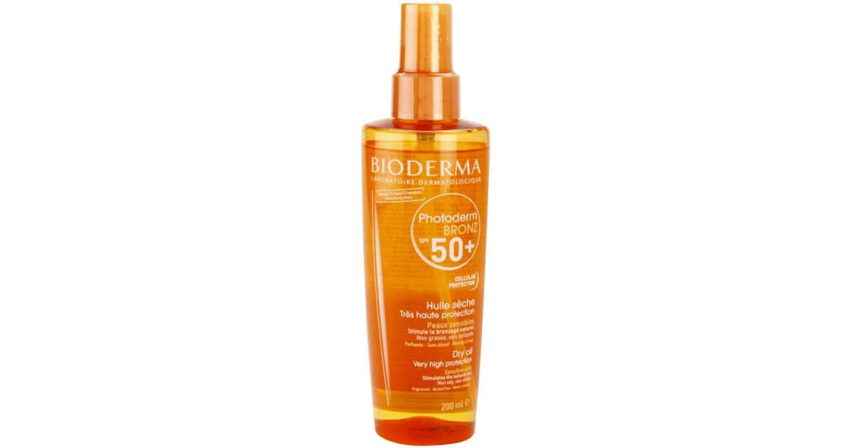 Bioderma Photoderm Bronz aceite seco solar SPF 50+ | notino.es