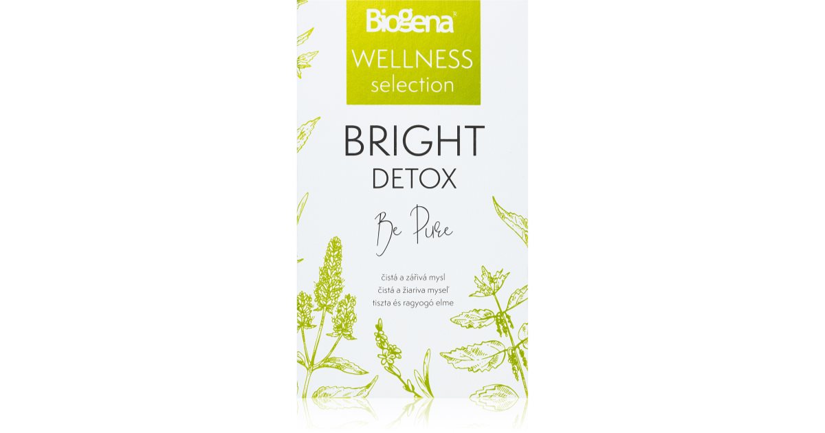 Biogena Wellness selection Bright detox porcovaný čaj pro podporu ...