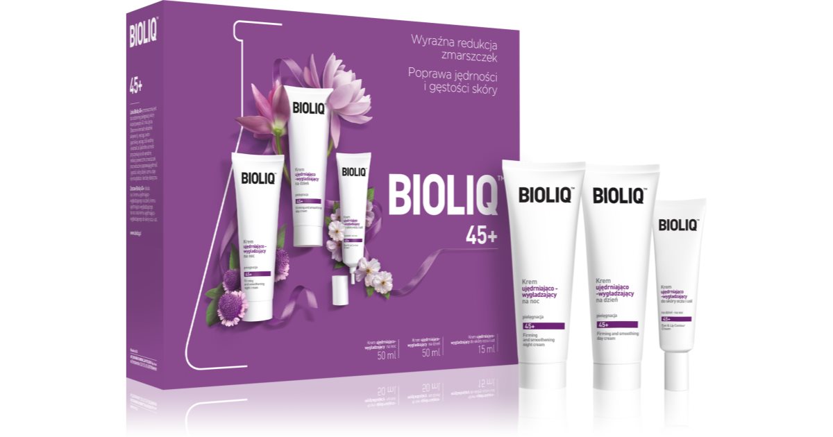 Bioliq 45+ Geschenkset gegen das Altern der Haut und zur Festigung der Haut
