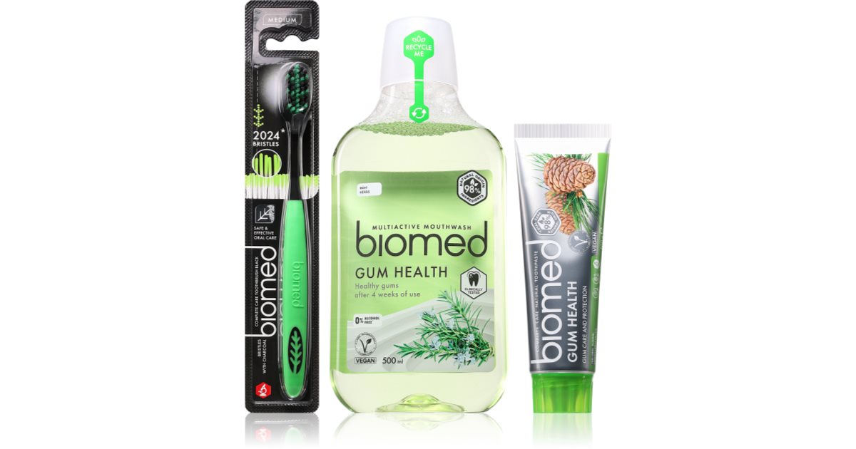 Biomed Gum Health Set Set de cuidado dental para encías sensibles ...
