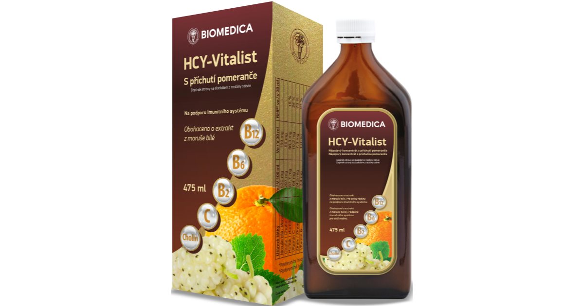 Biomedica HCY-Vitalist koncentratas Imuniteto stiprinimui | notino.lt