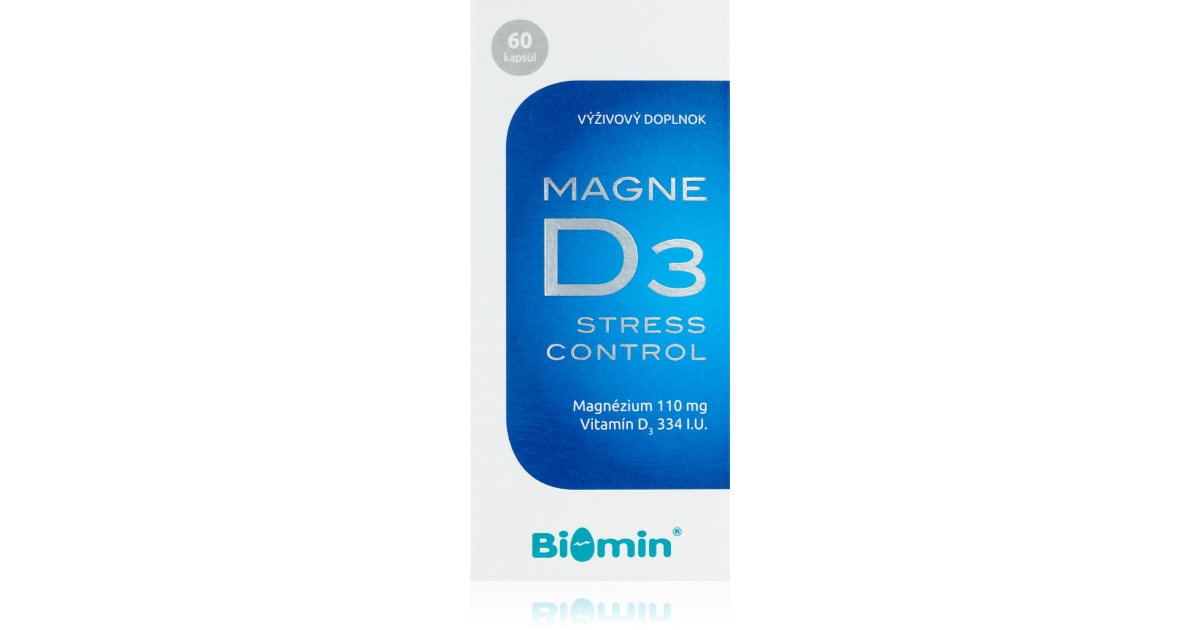 Biomin Magne D3 Stress control kapsuly na podporu imunity, zníženie ...
