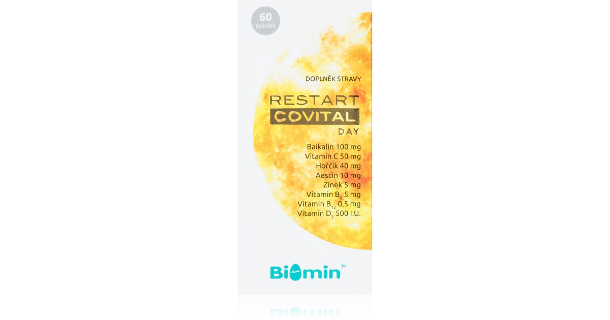 Biomin Restart Covital Day tobolky pro podporu imunity, snížení míry ...