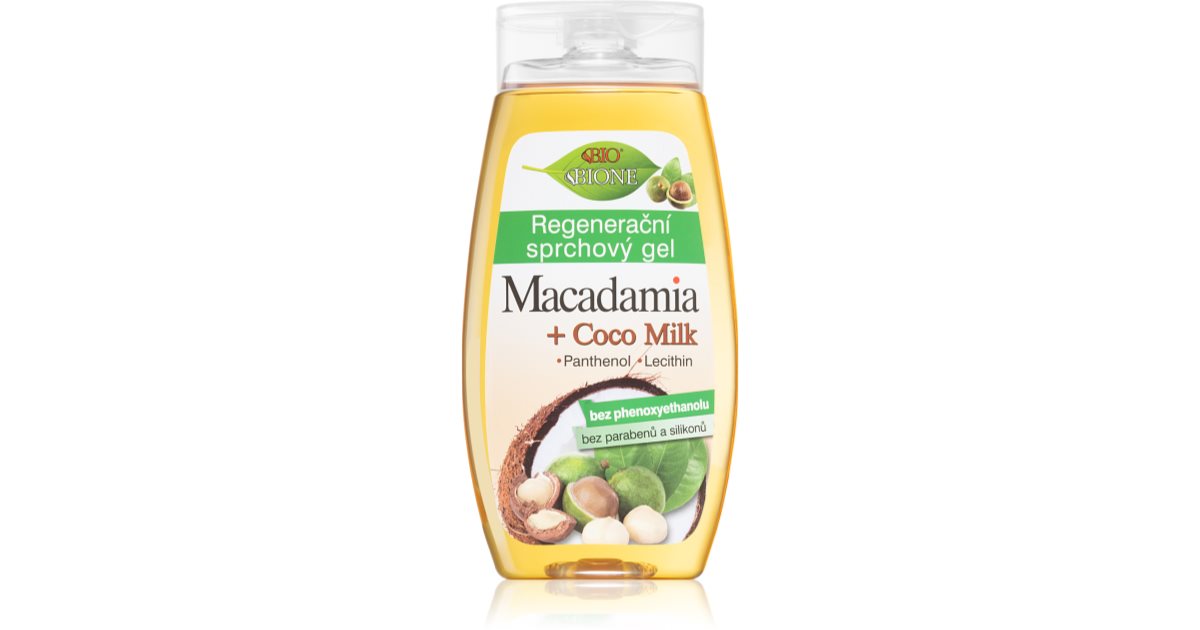 Bione Cosmetics Macadamia + Coco Milk Regenerating Shower Gel | notino.ie