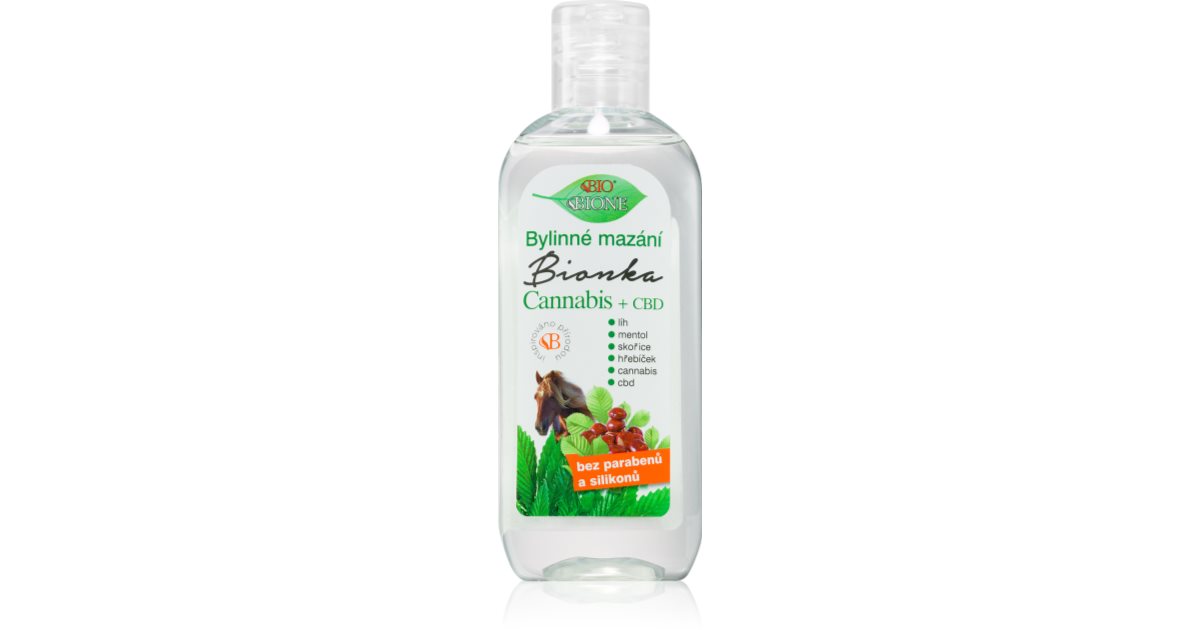 Bione Cosmetics Bionka solução herbal etanólica para músculos e ...