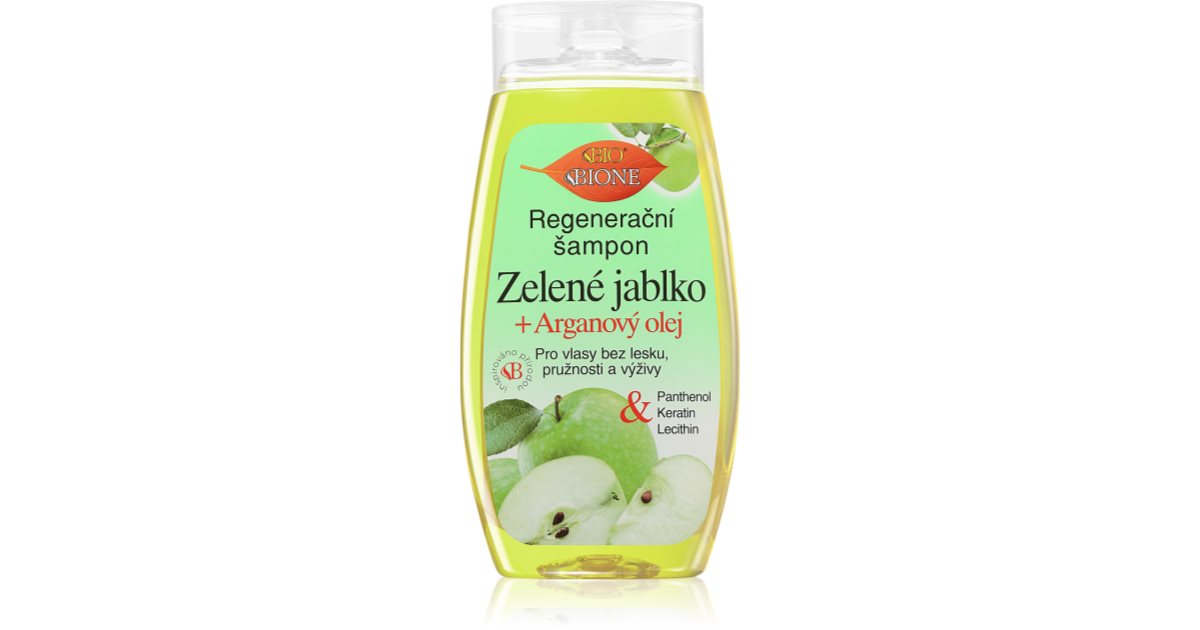 Bione Cosmetics Green Apple + Argan Oil regeneracijski šampon | notino.si