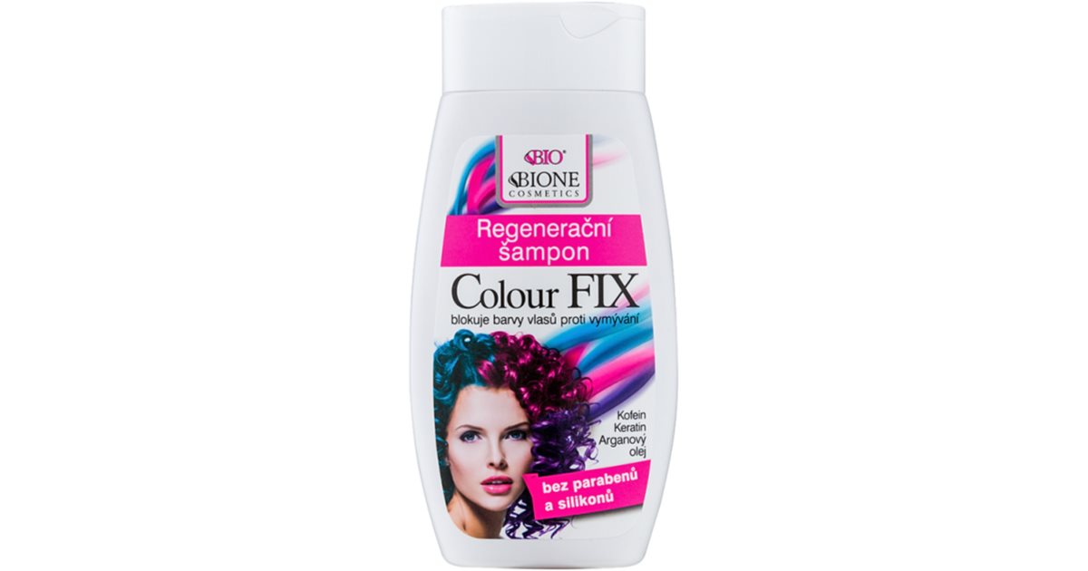 Bione Cosmetics Colour Fix Regenierendes Shampoo zum Schutz der Farbe