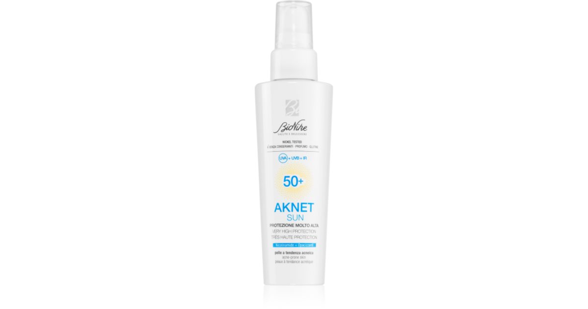 BioNike Aknet Sun creme protetor da pele para pele acneica | notino.pt