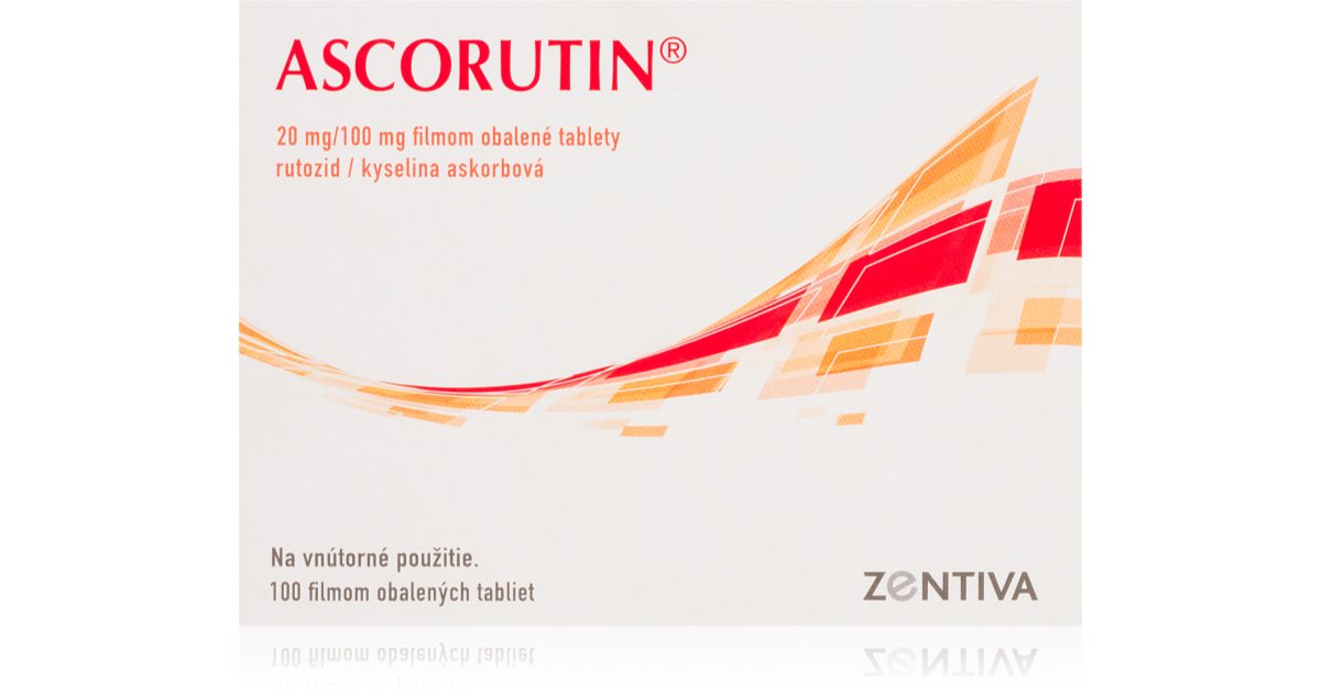 Zentiva Ascorutin 20 mg/100 mg filmom obalené tablety na liečbu ...