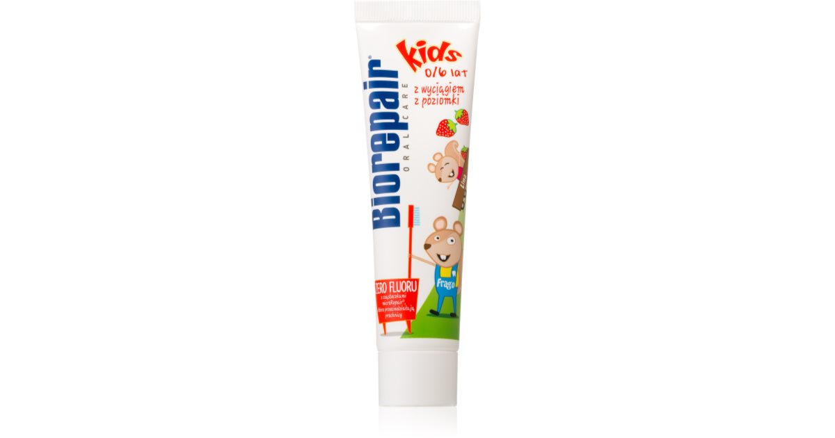 Biorepair Kids 0-6 toothpaste for children to restore dental enamel ...