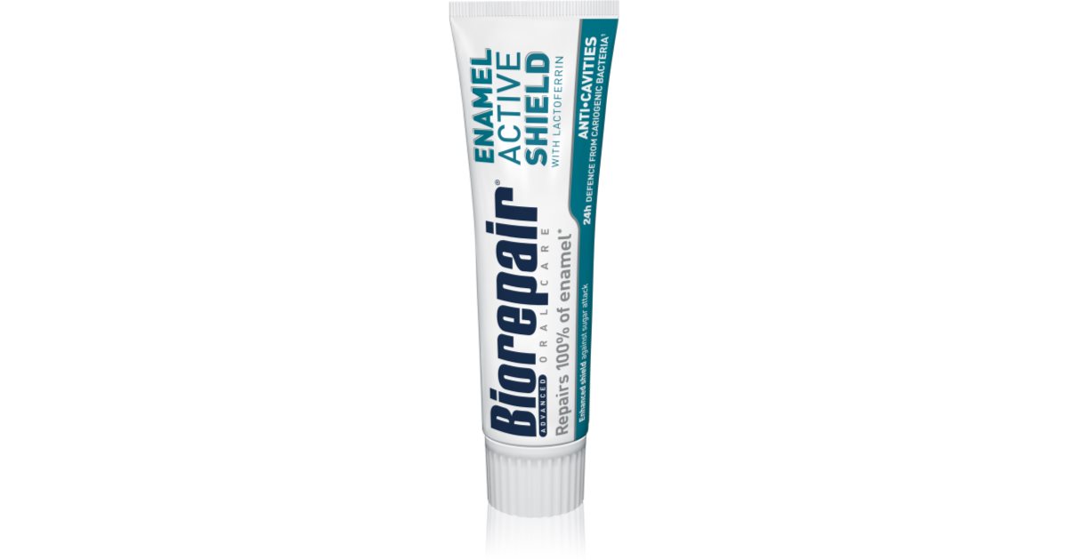 Biorepair Advanced Active Shield Anti-Plaque Toothpaste for Healthy ...