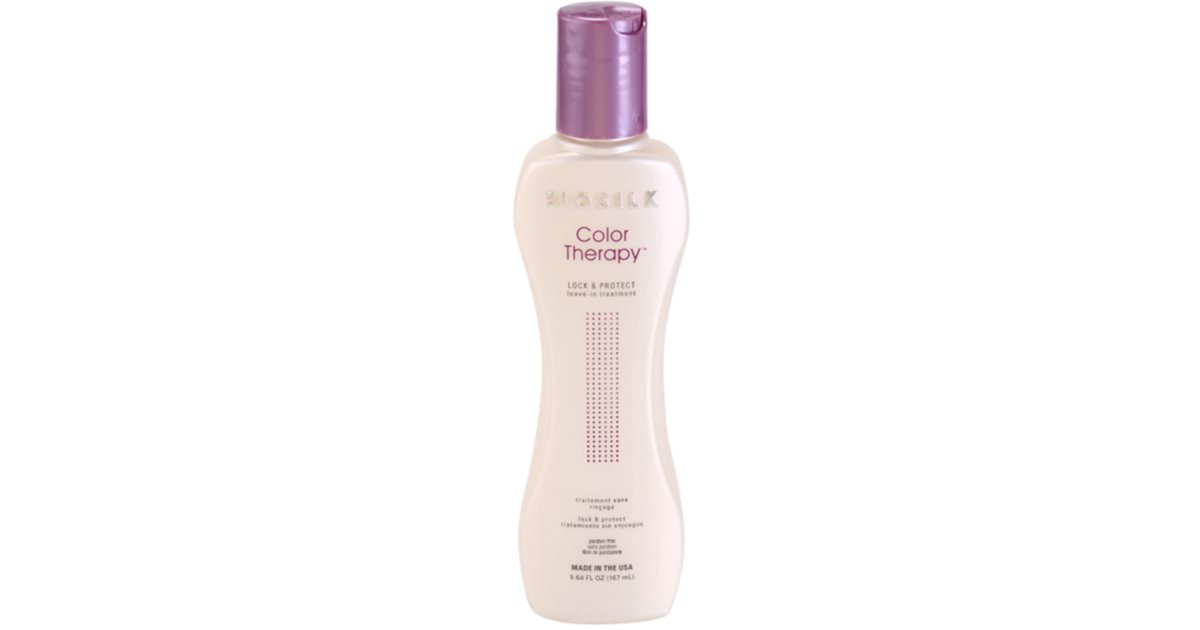 Biosilk Color Therapy Lock & Protect leave-in treatment for colour ...