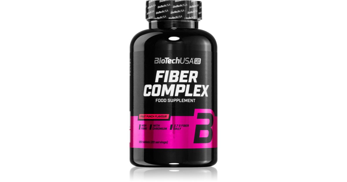 BioTechUSA Fiber Complex comprimidos masticables con fibra | notino.es