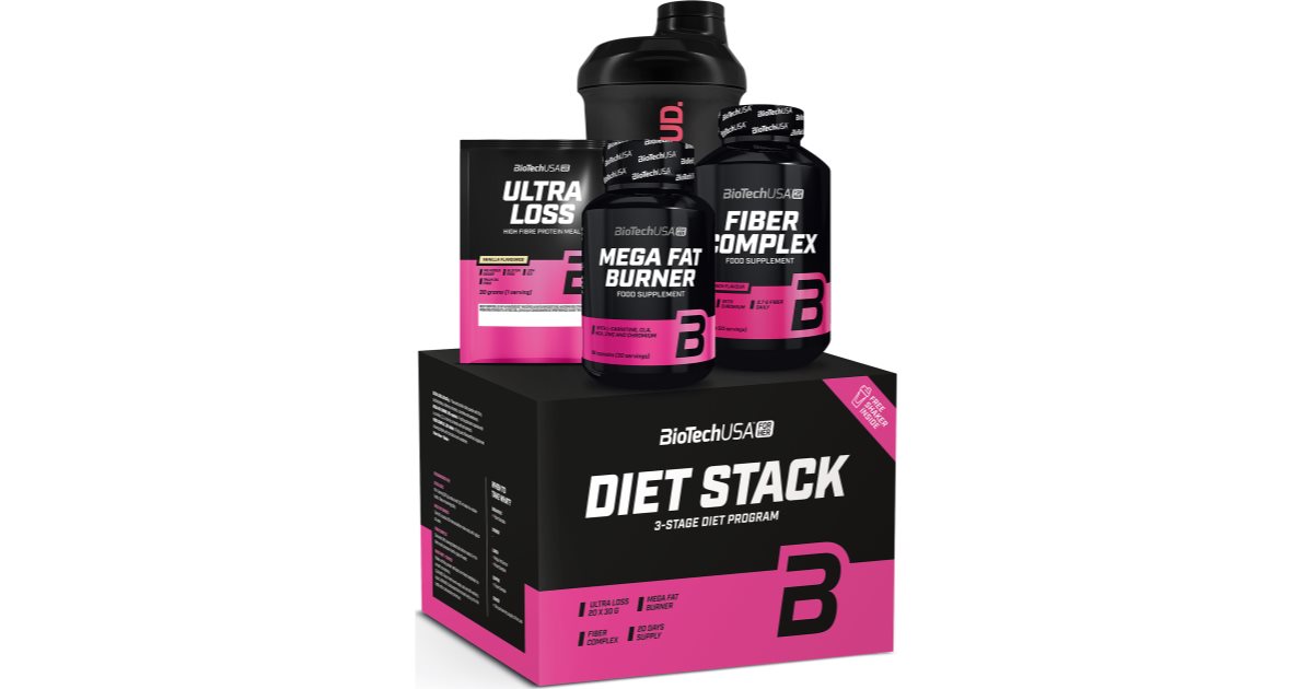 BioTechUSA Diet Stack sada (pro kontrolu hmotnosti) | notino.cz