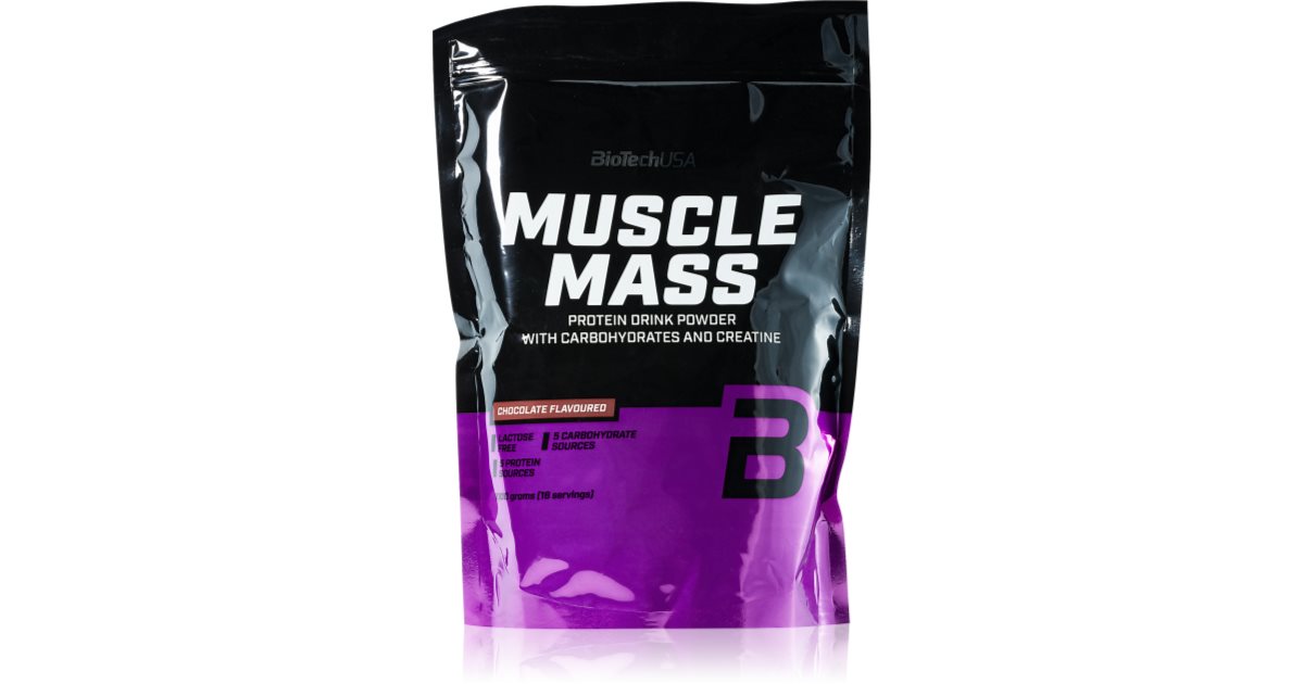 BioTechUSA Muscle Mass Förderung des Aufbaus von Muskelmasse ️ notino.de