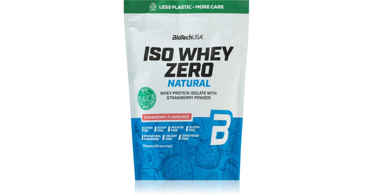 BioTechUSA Iso Whey Zero Natural syrovátkový protein bez laktózy ...
