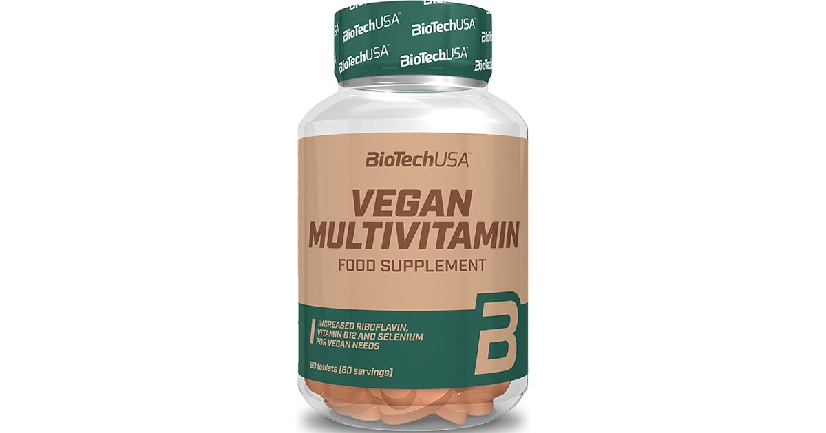 BioTechUSA Vegan Multivitamin complejo multivitamínico con minerales ...