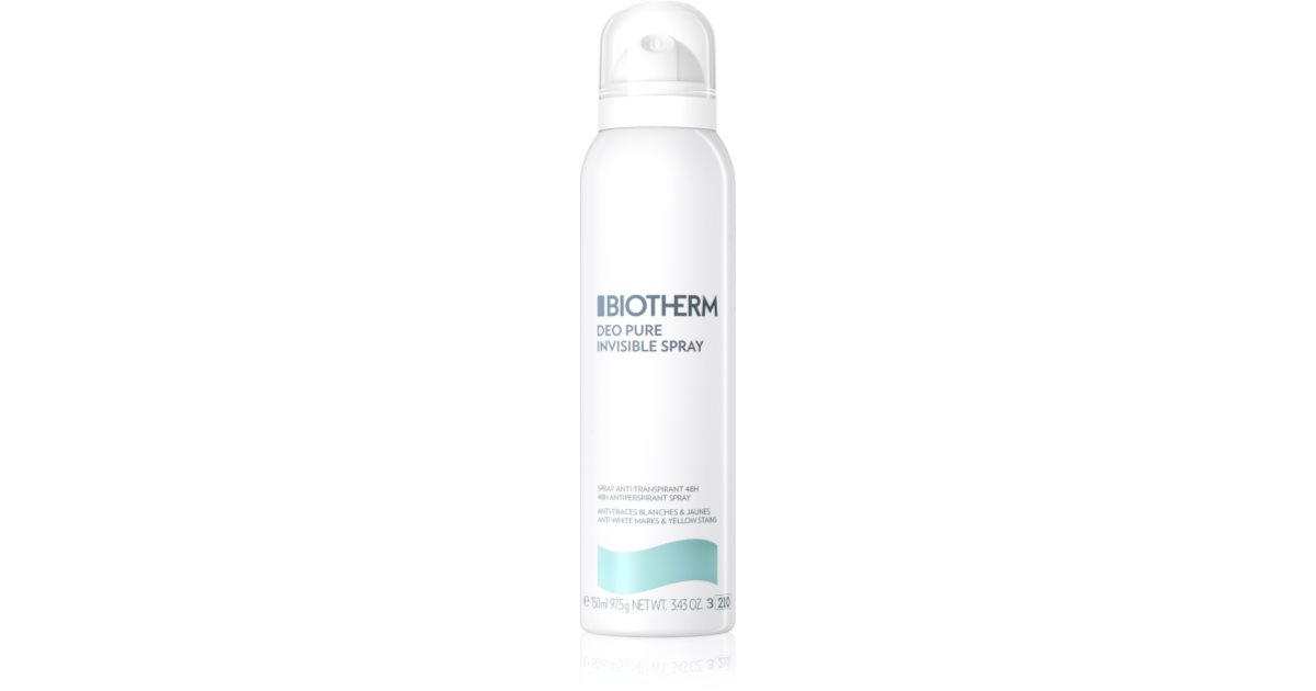 Biotherm Deo Pure Invisible Spray 48h Antiperspirant Spray | notino.co.uk