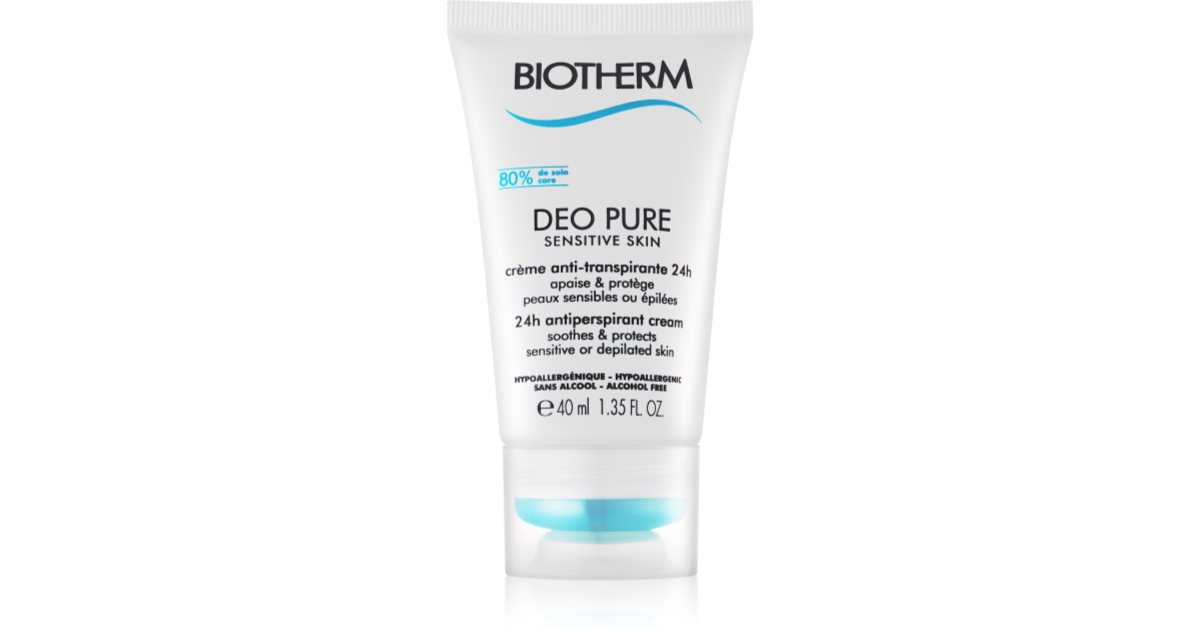 Biotherm Deo Pure Sensitive Skin Cream Antiperspirant for sensitive and ...