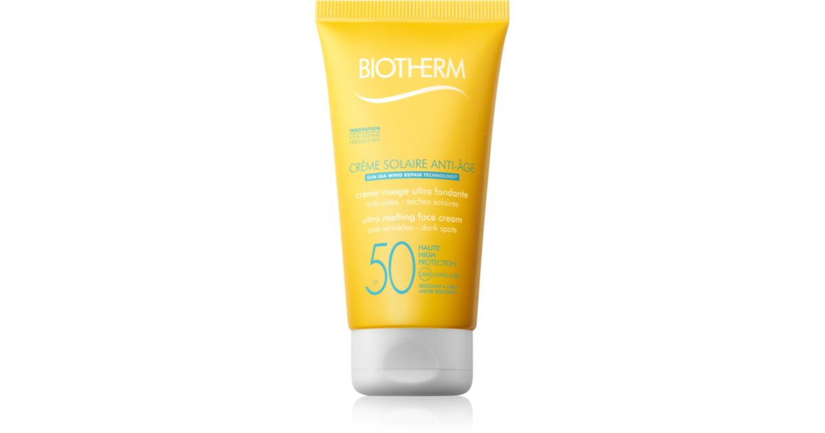Biotherm Crème Solaire Anti-Âge creme solar antirrugas SPF 50 | notino.pt