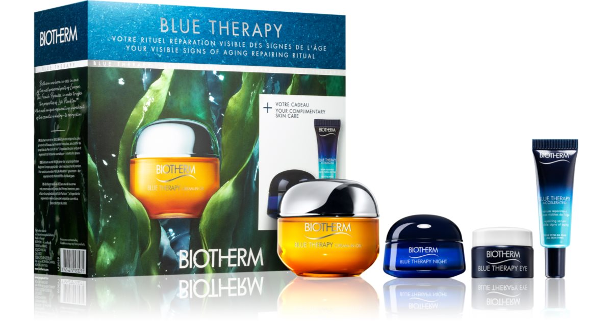 Biotherm Blue Therapy Cream-in-Oil Set (for Dry Skin) for Women ...