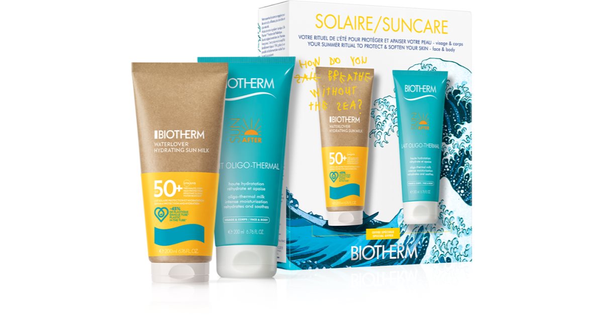 Biotherm Waterlover Sun Milk Geschenkset (für die Breunung) | notino.at