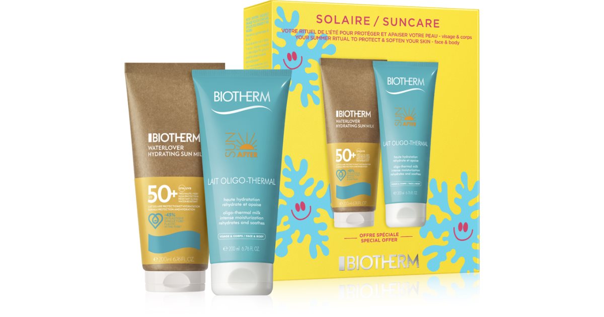 Biotherm Waterlover Sun Milk dárková sada pro ženy | notino.cz