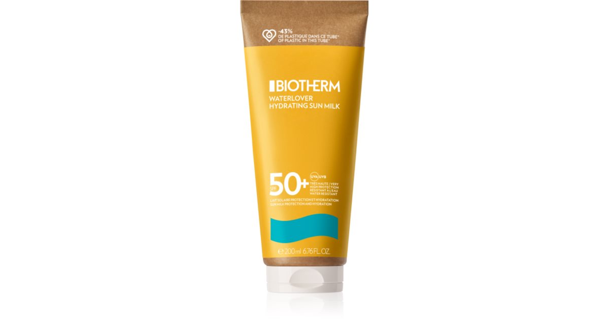 Biotherm Waterlover Face Sunscreen SPF 50+ crème protectrice visage ...