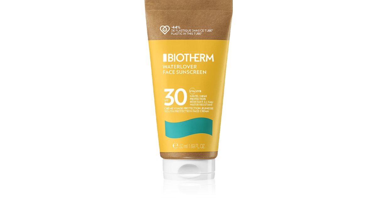 Biotherm Waterlover Face Sunscreen SPF 30 facial sunscreen SPF 30 ...