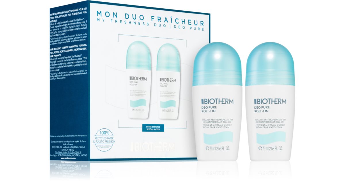 Biotherm Deo Pure zestaw upominkowy dla kobiet