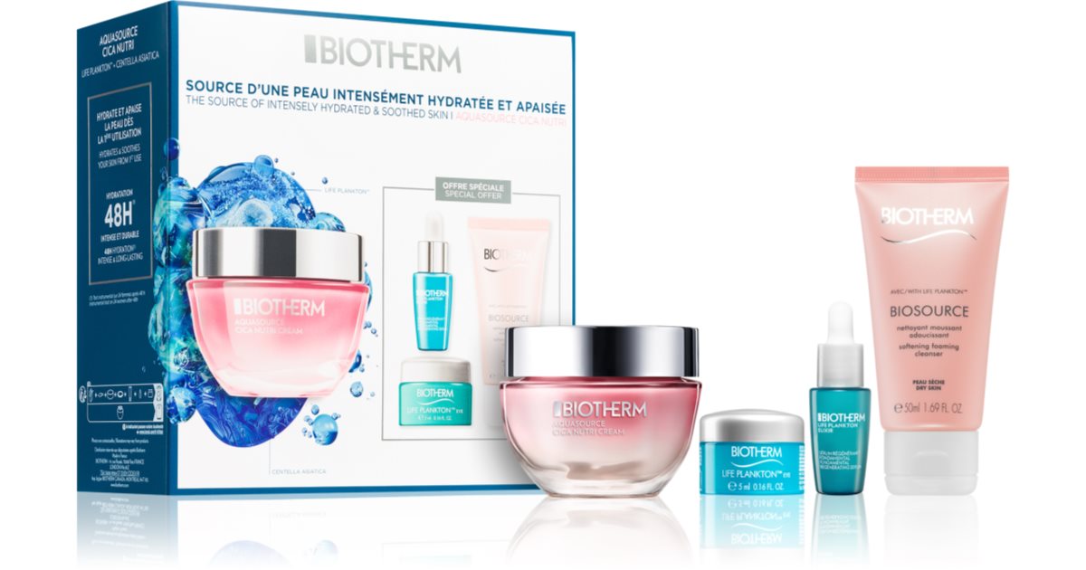 Biotherm Aquasource Cica Nutri gift set for women | notino.co.uk