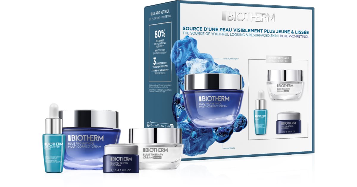 Biotherm Blue Pro-Retinol Multi Correct Cream gift set for women ...