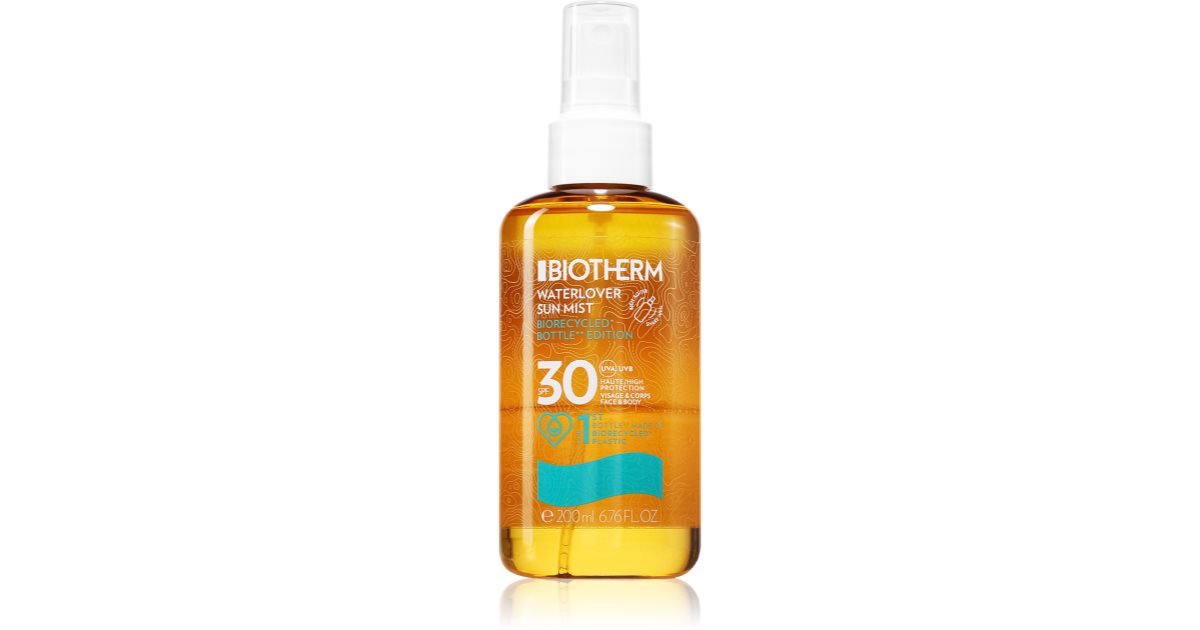 Biotherm Waterlover Sun Mist Biorecycled Edition SPF 30 | Livrare ...
