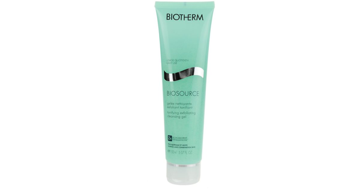 Biotherm Biosource Tonifying Exfoliating Cleansing Gel For Normal To ...