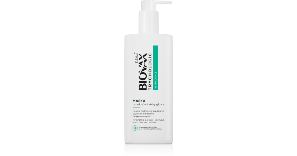 Biovax Trychologic Hair Loss masque anti-chute et repousse des cheveux ...